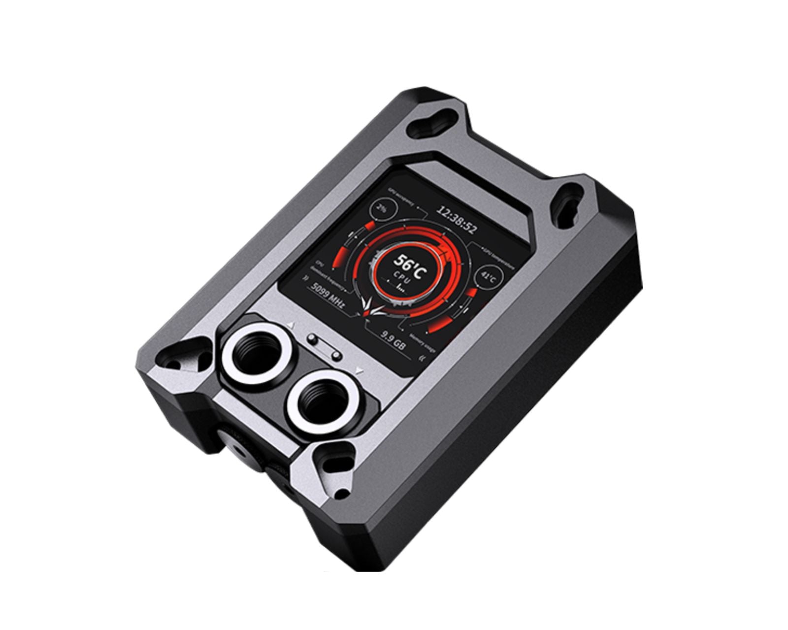 Granzon GAMSC CPU Water Cooling Block w/ Temp Digital Display - Black ...