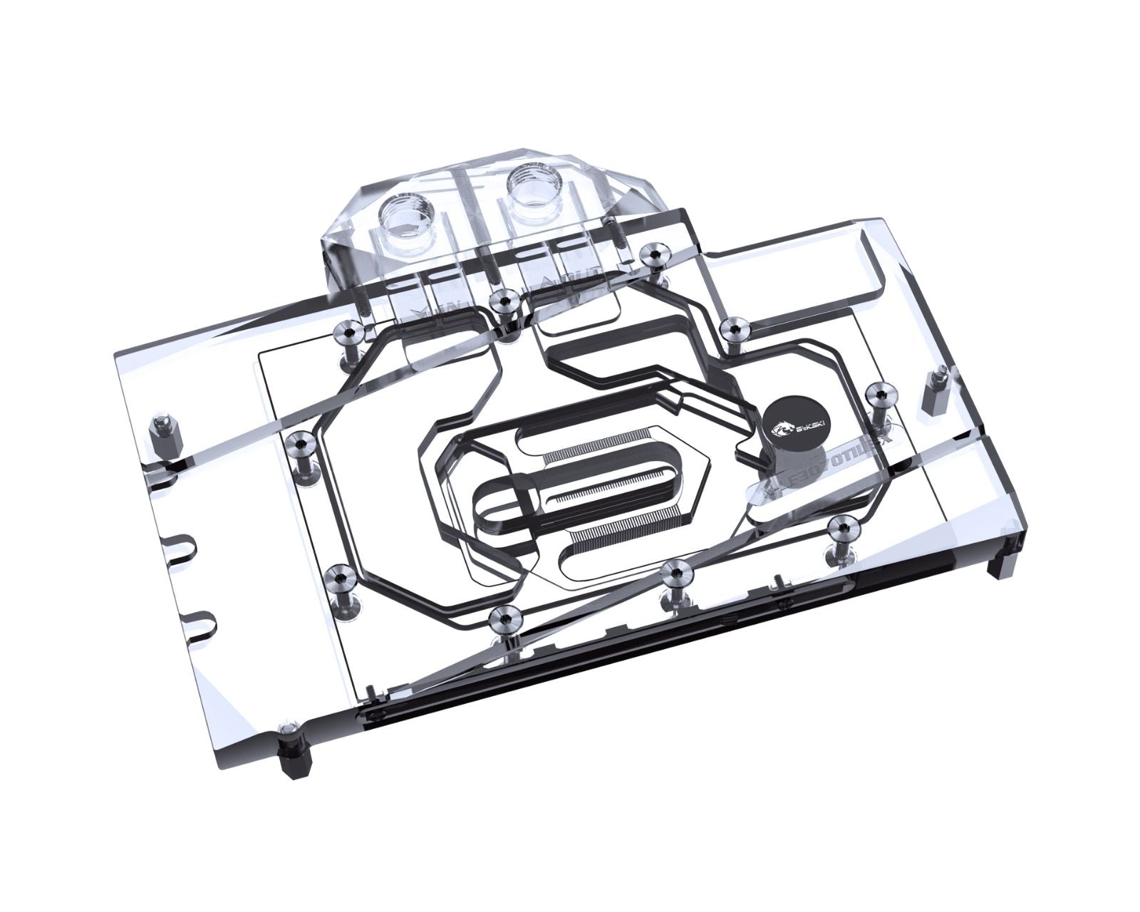Bykski Full Coverage GPU Water Block and Backplate For LEADTEK WinFast ...
