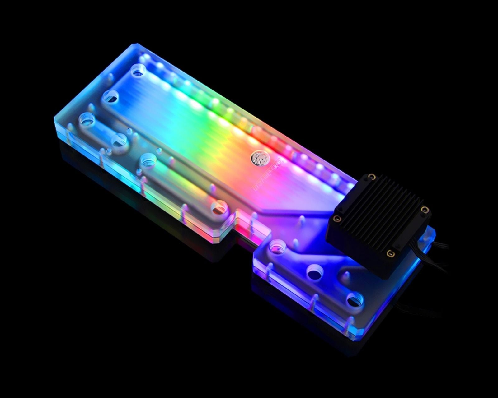 Bykski Distro Plate For DEEPCOOL SPACE STATION - PMMA w/ 5v Addressabl – BYKSKI.US