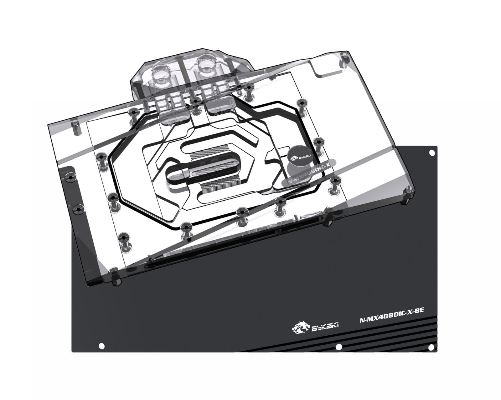 Bykski Full Coverage GPU Water Block and Backplate For MAXSUN GeForce ...