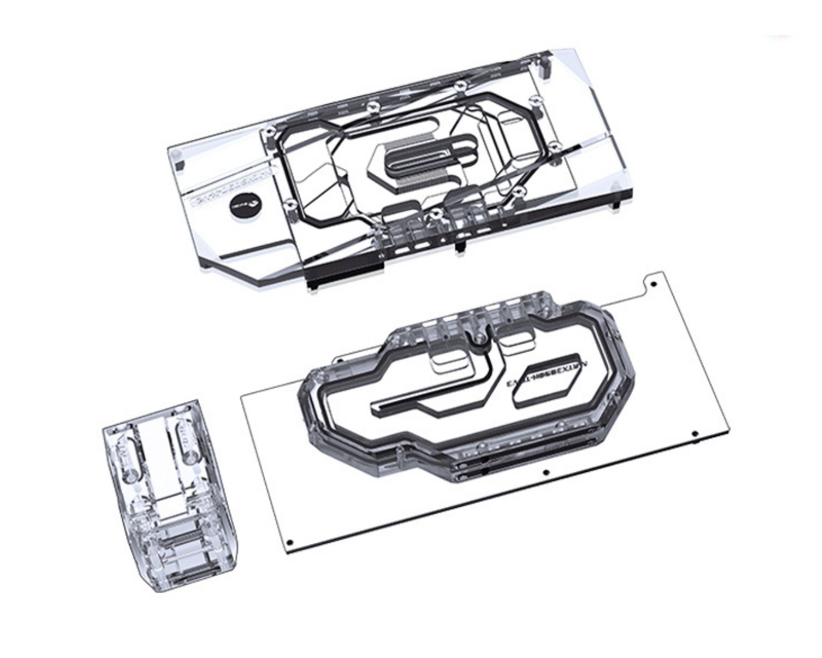 Bykski Full Coverage GPU Water Block and Backplate For INNO3D/AX GeFor ...