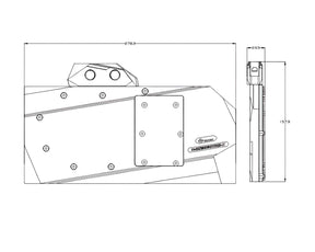 Bykski Full Coverage GPU Water Block and Backplate for MSI RTX 3080/30 ...
