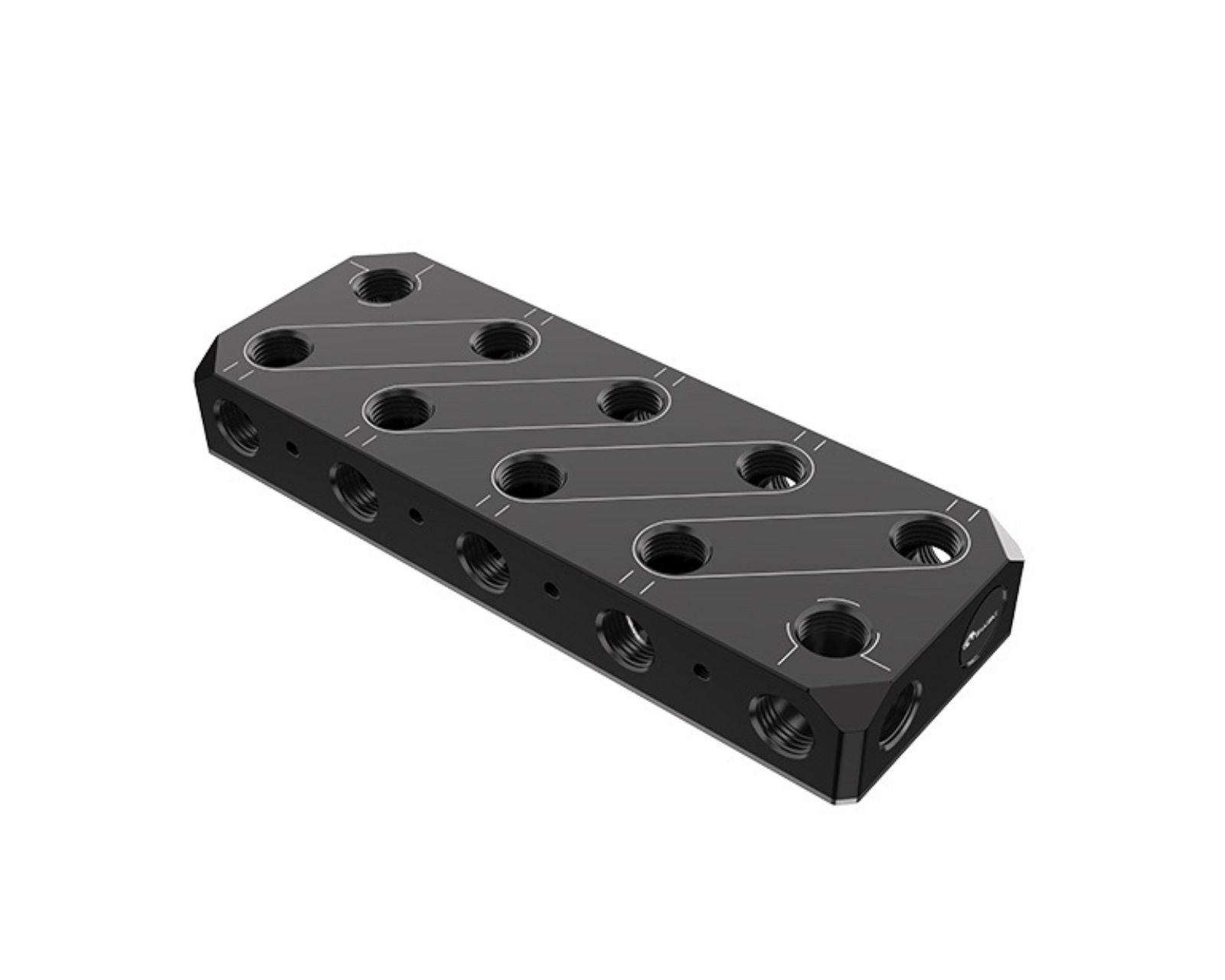 Bykski Versatile POM Fluid Distribution/Routing Block Engineered For 2 ...